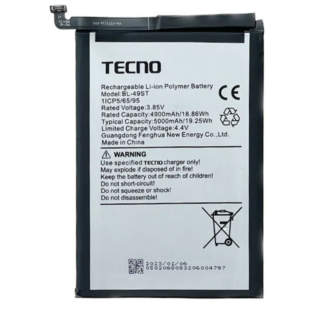 Аккумулятор BL-49ST, Tecno Spark 10 /Spark 10 Pro /Spark 20 /Spark 20C ...